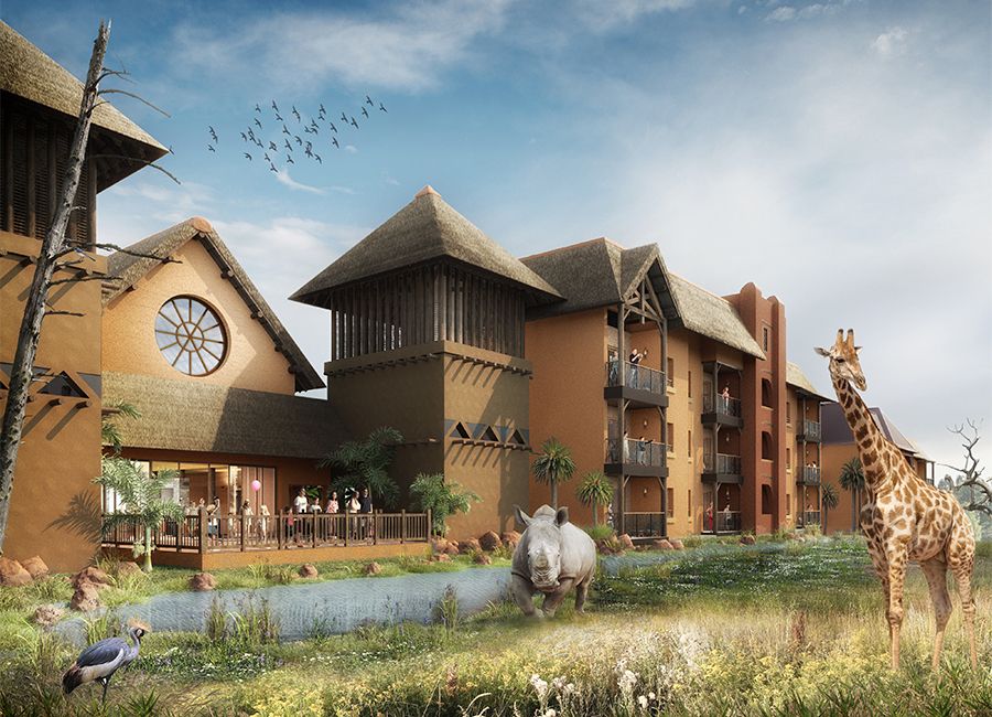 Amusement park and Animal Park Le Pal, Auvergne Allier 03: sleep at the ...